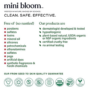 Mini Bloom Hallelujah Nipple Balm | USDA ORGANIC Soothing Ointment | Restores Dry, Cracked, Sensitive Nipples | Lanolin-Free, Made w/ Aloe, Calendula, Olive & Sunflower Seed Oils | 2 oz