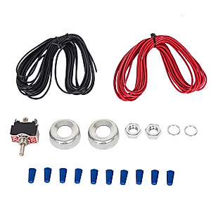 ECOTRIC 2 Pcs Universal Light Snow Plow Lamp Headlight Turn Signal Snowplow Replacement For 505K On Truck& Pickup