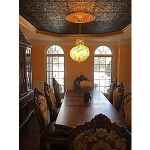 A La Maison Ceilings R139 Spanish Silver Foam Glue-up Ceiling Tile (256 sq. ft./Case), Pack of 96, Plain White