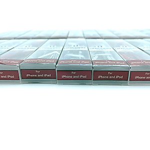 (50-Packs) Unicorn's Supreme USB Cables Compatible with iPhone Plug Charging Cable + Sync (3.3ft/1m) Nylon Braided Wholesale Bulk Lot