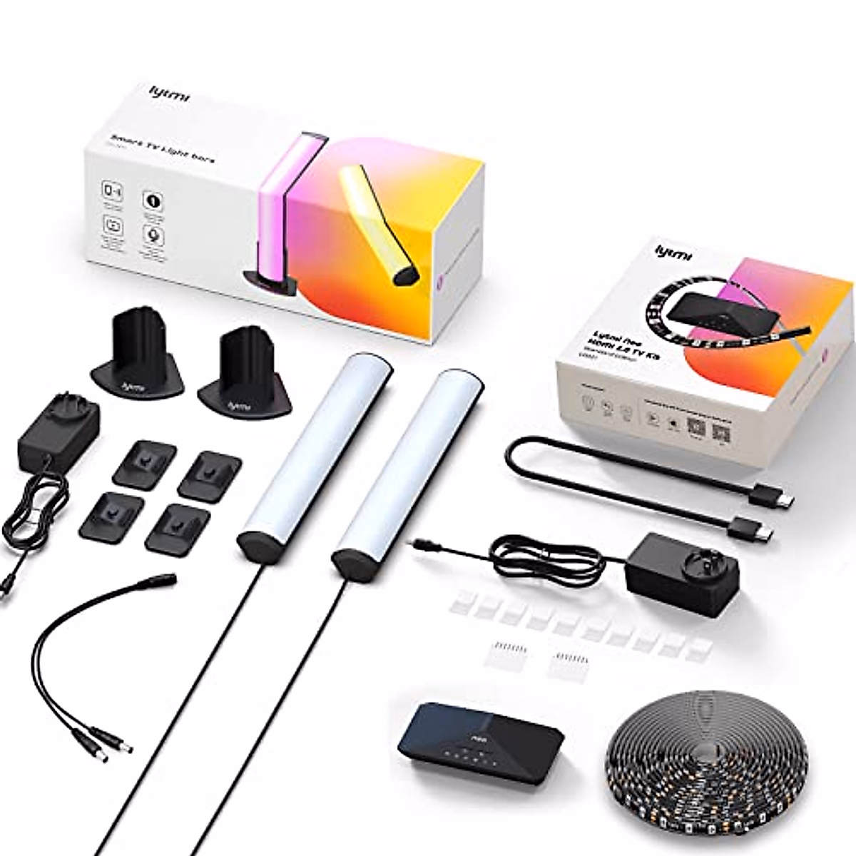 Lytmi Fantasy Classic Kit with Neo 2 Sync Box & Upgraded 65-74" TV Backlight & TV Light Bar