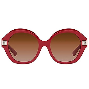 Valentino ROCKSTUD VA 4086 Red/Brown Shaded 54/18/140 women Sunglasses