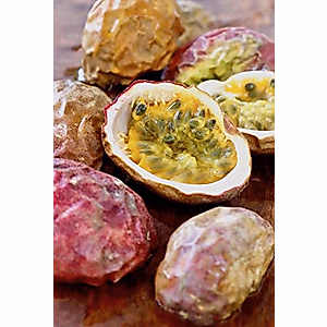 Gaea's Blessing Seeds - Passion Fruit Seeds - Heirloom Non-GMO Seeds with Easy to Follow Instructions - Passiflora edulis 90% Germination Rate