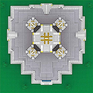 SEMKY Micro Mini Blocks Smolny Cathedral Famous Landmark Model Set,(3750Pieces) -Building and Architecture Toys Gifts for Kid and Adult