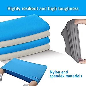 4 Pack 121 Replacement Washable Pre-Filter for Blueair Blue Pure 121 Air Purifier, Removes Pollen, Dust, Pet Dander (Lunar Rock, Diva Blue)