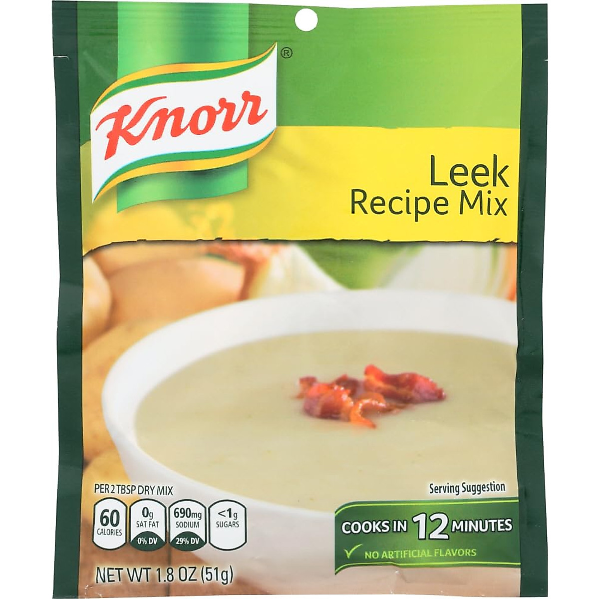Knorr Recipe Mix, Leek 1.8 oz, (Pack of 12) by Knorr