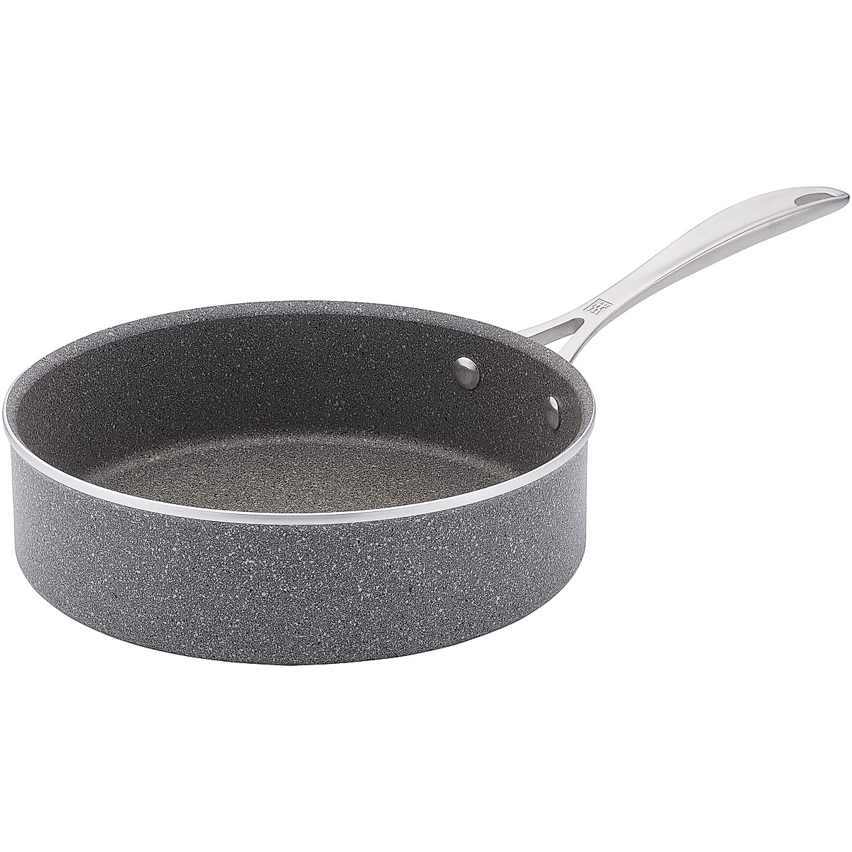 ZWILLING Vitale 3-qt Nonstick Saute Pan with Lid, Aluminum, Scratch Resistant, Made in Italy