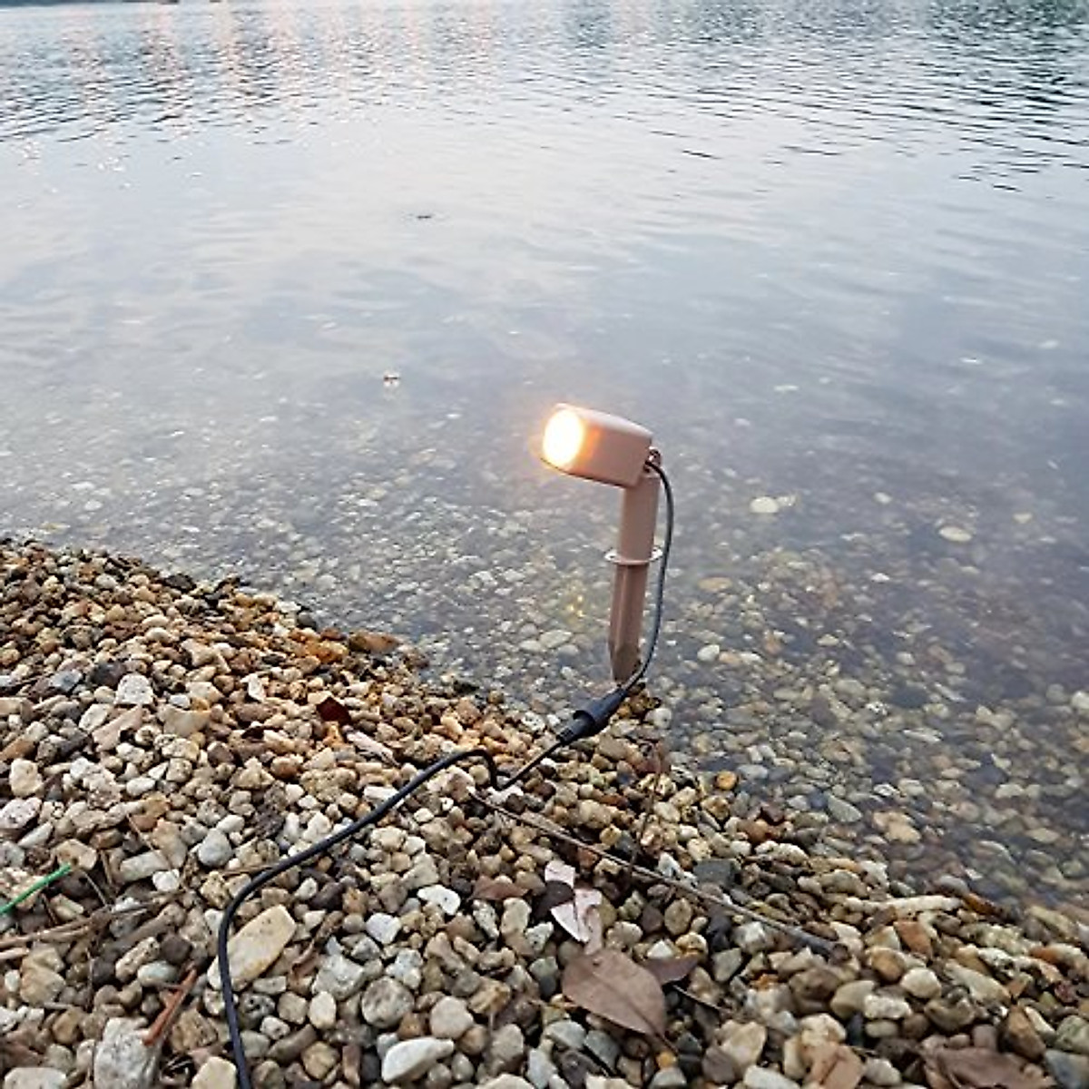 HEX 30X Twin Solar Spotlight Warm White LED Waterproof Dimmable Dusk to Dawn for Outdoor Garden Yard Landscape Pathway Downlight Uplight