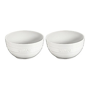 STAUB Ceramics Universal Bowl Set, 6.5-inch, White