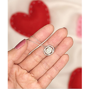 First Communion Gift, Holy Trinity Blessing, Christian Necklaces for Women, Confirmation Gift, Sterling Silver Christian Jewelry, Three Circle Necklace, Easter Present