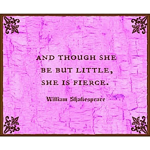 CafePress And Though She Be But Little Mugs Ceramic Coffee Mug, Tea Cup 11 oz