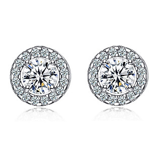 Harlorki Women's Silver Alloy Metal Rhinestone Crystal Wedding Necklace Earring Finger Ring Pendent Charm Jewelry Set