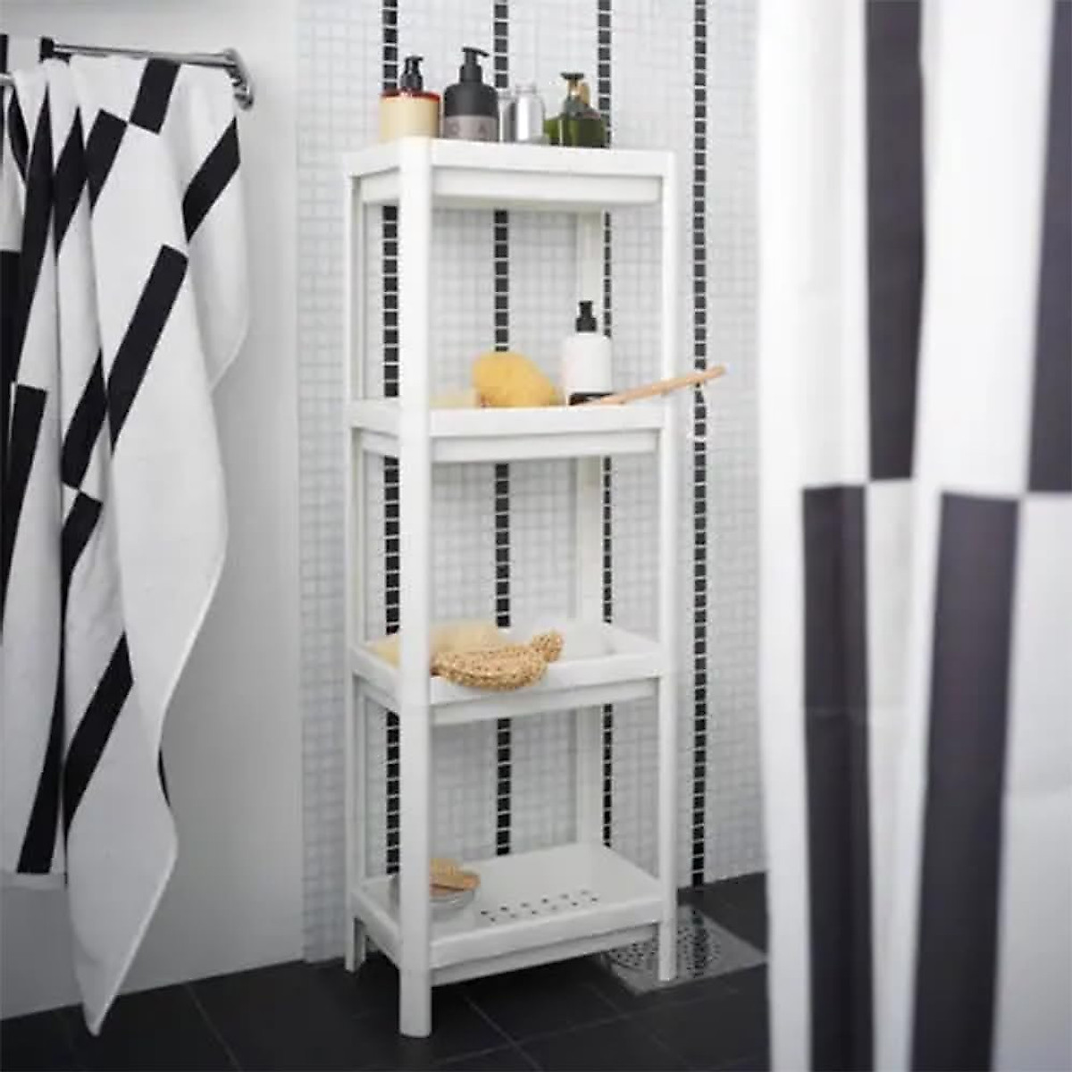 HIEEY 2 Pack Under Sink Organizer,2-Tier Bathroom Organizer,Multi-Purpose Under Sink Shelf Organizer,Bath Collection Baskets with Hooks for Bathroom Kitchen Countertop and Cabinet