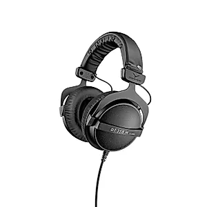 beyerdynamic DT 770 M 80 Ohm Over-Ear-Monitor Headphones in black, closed design, wired, volume control for drummers and sound engineers FOH