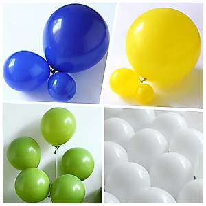 207Pcs Royal Blue Yellow Balloon Arch Kit for Summer Lemon Birthday Wedding Party Decoration,Amalfi Coast Decors Her Main Squeeze Bridal Shower Graduation Party Supplies