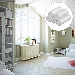 8 Gallon Compostable Trash Bags Inwaysin Tall Kitchen Garbage Bags Recycling Unscented Strong Wastebasket Bin Liners Medium Trash Can Liners for Bathroom,Bedroom,Office,Car (White)