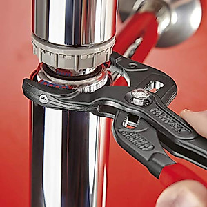 Knipex 81 11 250 Siphon- and Connector Pliers 9,84" with plastic jaws