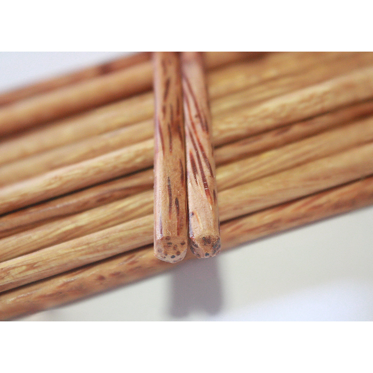 Chopstick Classic Japanese Handmade Coconut And Palm Wood 2 4 6 8 10 Pairs 9.50" (coconut wood, 10 Pairs)