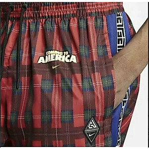 Nike Men’S Giannis Coming to America Jogger Pants (X-Large) Red