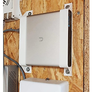SplashNColor Wall Mount Ubiquiti Wireless Network – Router Bracket, Compatible with Networks Unifi Cloud Key Gen2 Plus, Rugged Design, Versatile Storage Alternative Vertical Wall Mount Equipment