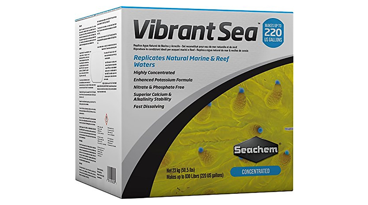 Seachem Vibrant Sea Salt - Ideal for Marine Aquariums