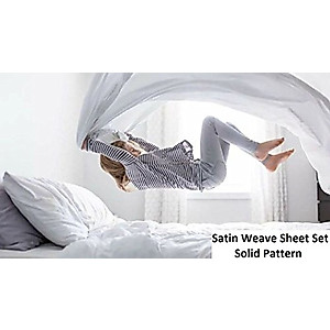 Sophia Cotton Club Hotel Luxury Super Soft 550-TC Egyptian Cotton - Sheet Set for RV King Size (72x80) Mattress Fits 28-30 inches Fully Elastic Deep Pocket (Solid, Silver Grey)