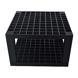 Arte Vita 96 Hole Plastic Pencil & Brush Holder Multi Bin Organizer - Desk Stand Holding Rack for Markers, Paint Brushes, Colored Pencils, Pens