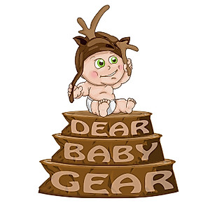 Dear Baby Gear Deluxe Double Layer Baby Blanket - Gender Neutral Infant Blankets for Girls & Boys - Nursery Quilt for Newborn - Cute Infant Blanket Gifts - Wild West Cactus in Gray Cactus, 40" x 30"