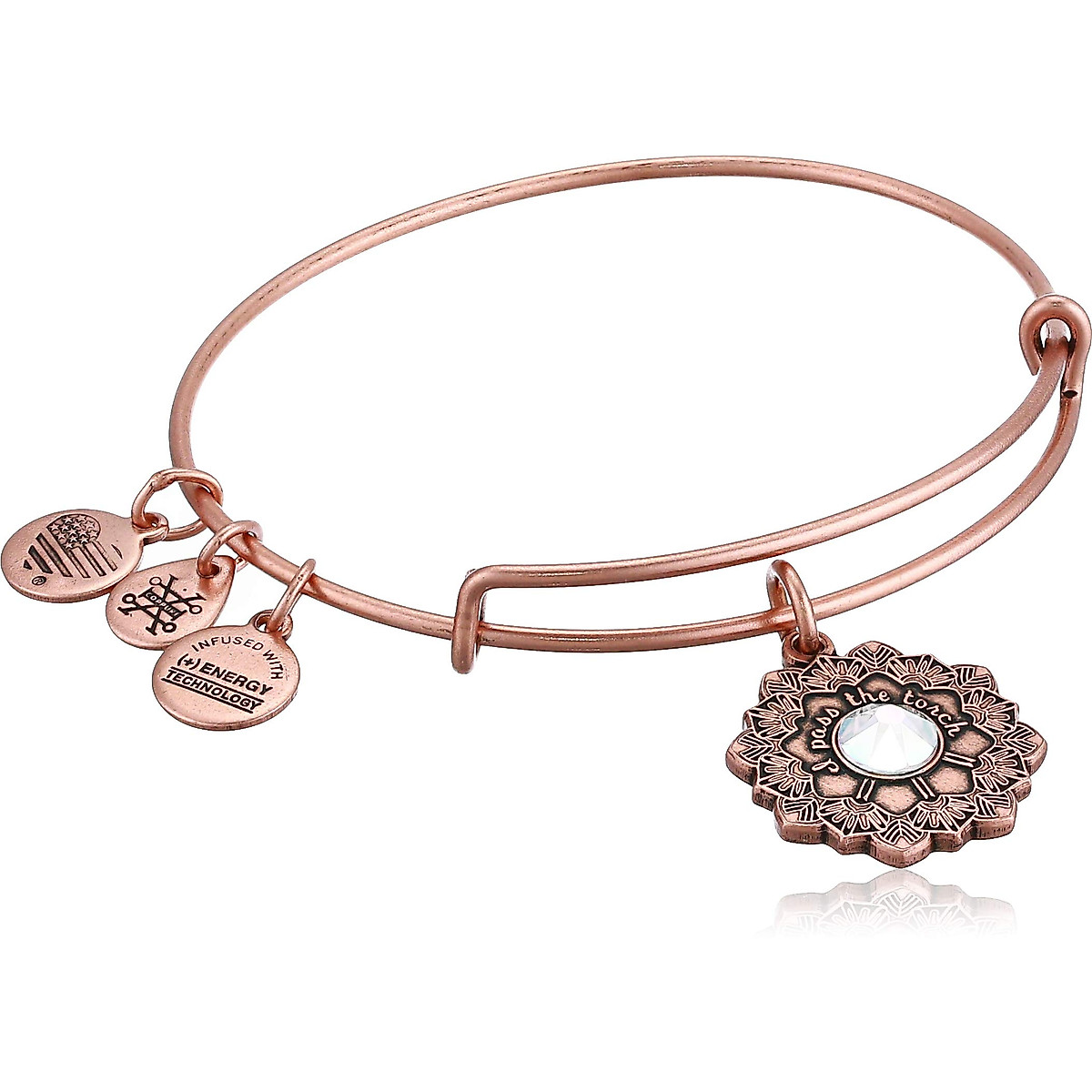 Alex and Ani Women's Mother of The Bride Bracelet, Rafaelian Antique Rose, Expandable