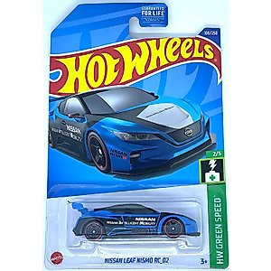 Hot Wheels 2022 -Nissan Leaf RC_02- HW Green Speed 2/5 [Blue] 100/250