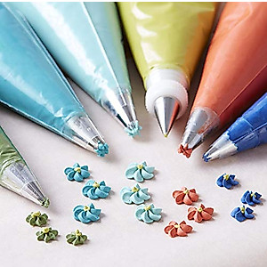 Wilton Piping Tips for Cake & Cupcake Decorating, 55-Piece Cake Supply Master Decorating Tip Set, Metal Tips