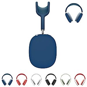 Compatible with Apple AirPods Max, Protective Silicone Sleeve Case for Air Pods Max Headphone, Soft & Long Lasting Headset Protective Cover (Blue)