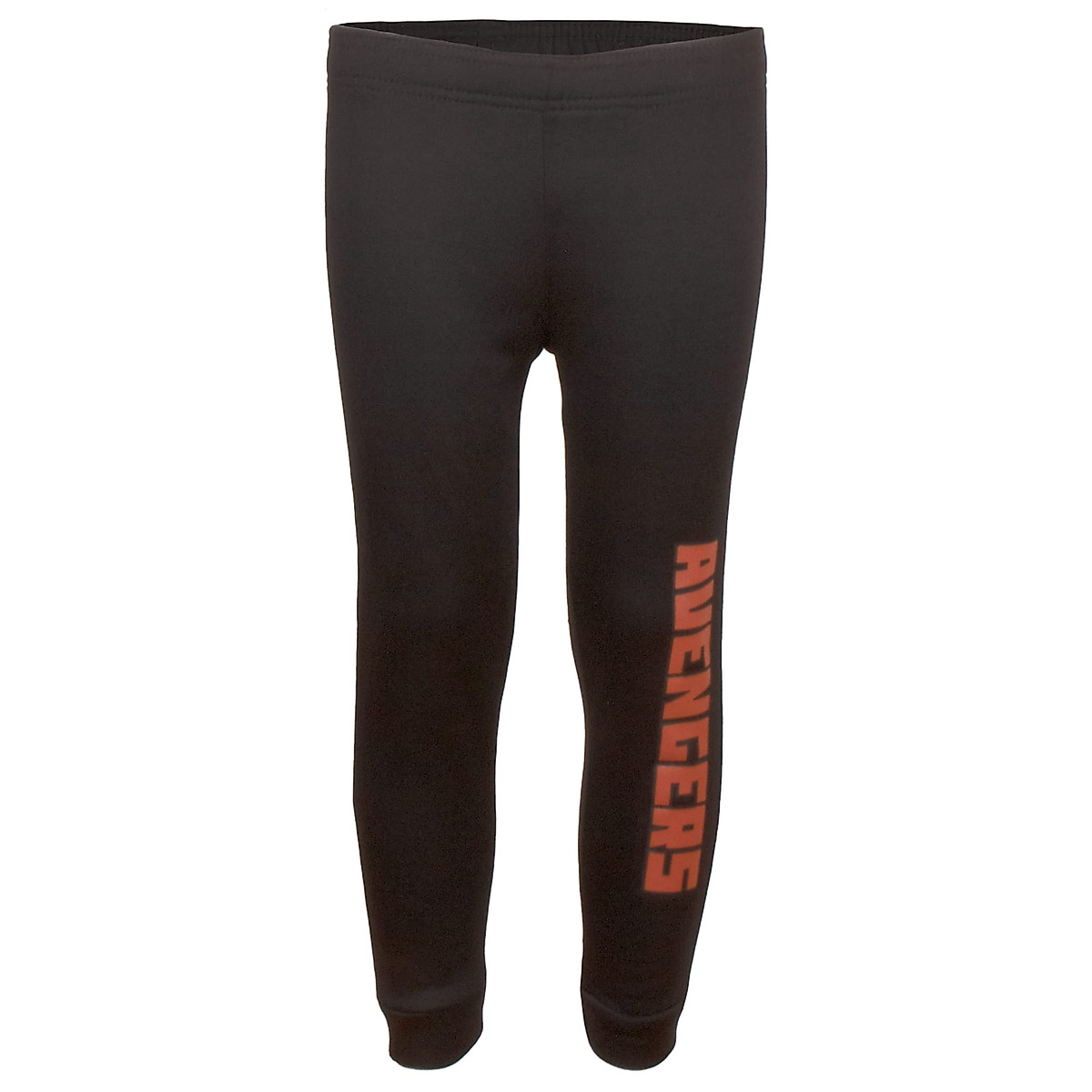 Marvel Avengers 2-Piece Fleece Pants Sets, Superhero Fleece Hoodie and Pants Bundle Set for Boys (Black, Size 5/6)