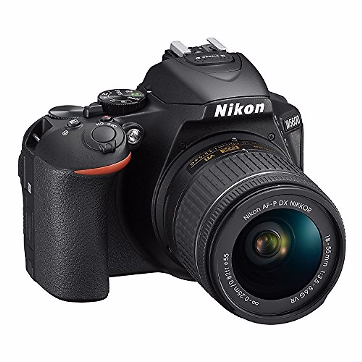 Nikon D5600 DX-format Digital SLR w/ AF-P DX NIKKOR 18-55mm f/3.5-5.6G VR, Touchscreen, Wi-Fi, Bluetooth (Renewed)