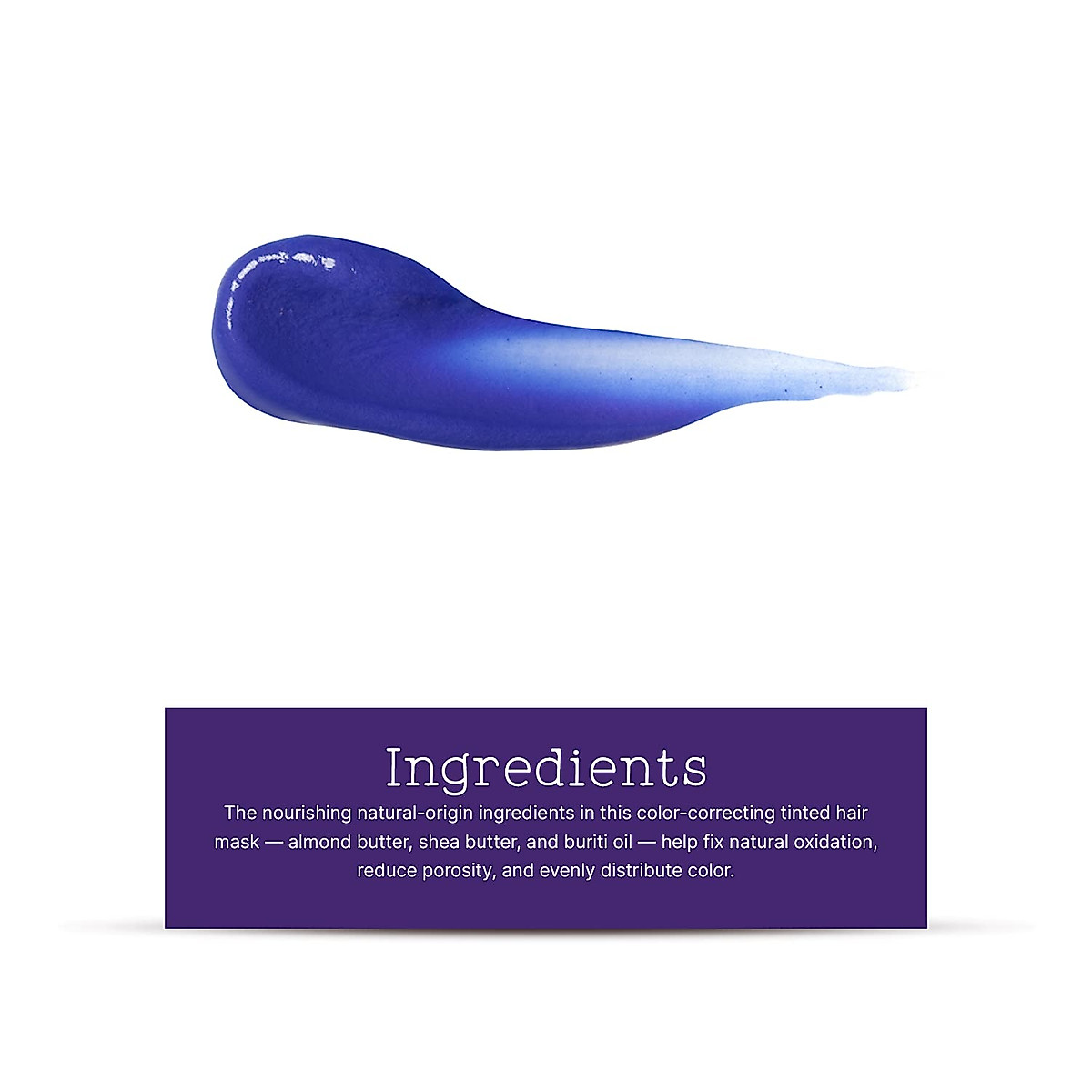 Christophe Robin Shade Variation Mask - Baby Blonde - Purple Hair Treatment for Neutralizing Brassy and Yellow Tones - Travel Size, 2.53 fl. oz