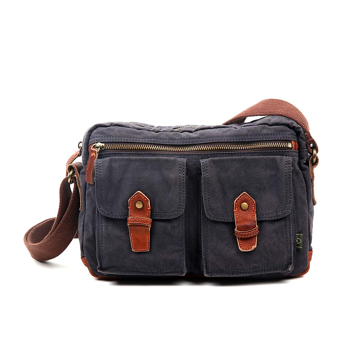 TSD Brand Trail Breeze Canvas Mail Bag (Dark Grey)