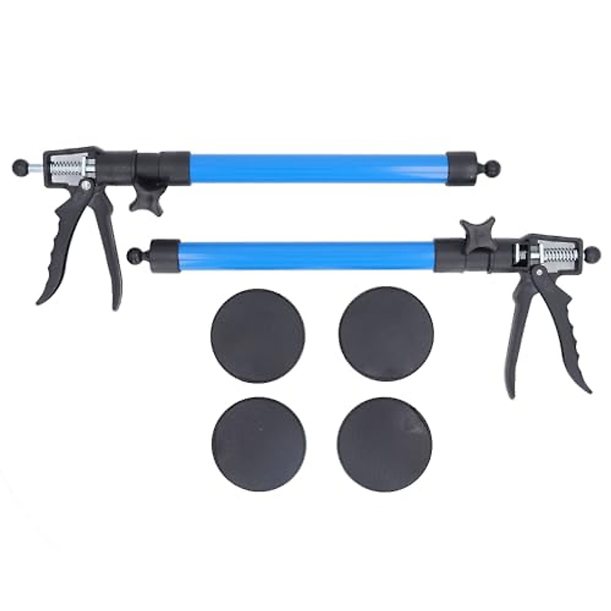 Telescoping Pole, Cabinet Jack with Non Slip Pads 2PCS Adjustable Cabinet Jack Support Pole Telescopic Support Rods 3Rd Hand Support Pole for Woodworking Cabinet Installation