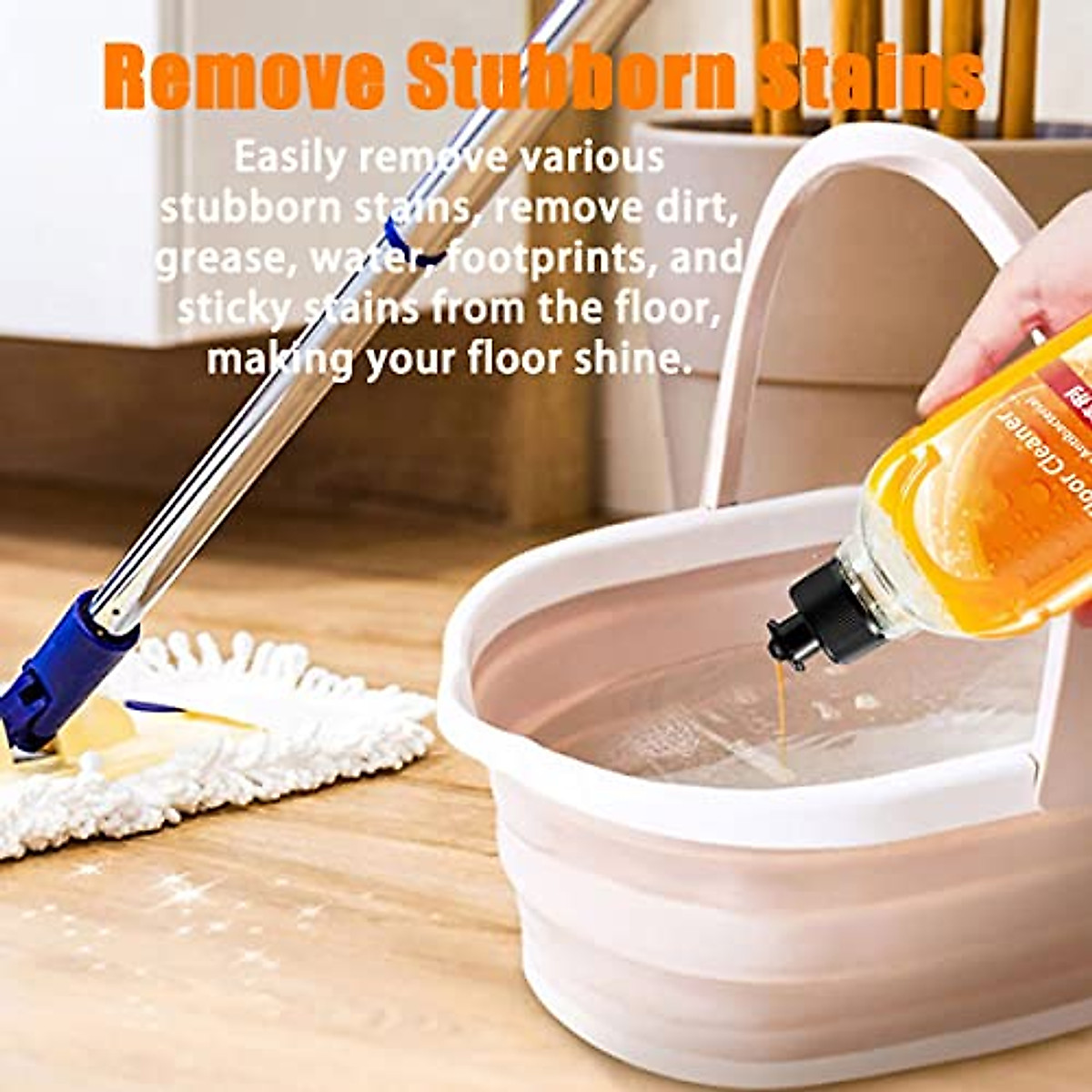 XIRUJNFD Sonieya Multi Purpose Floor Cleaner, Household Floor Cleaners, Sonieya Floor Cleaner, Floor Cleaner Liquid, Floor Cleaner for Mopping, for Tiles, Hardwood, Wood Floors (Ocean,1Pcs/500ML)