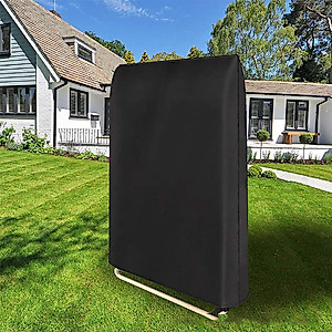 COOSOO Zero Gravity Chair Cover Outdoor Waterproof Folding Reclining Chair Cover Dustproof Lawn Patio Furniture Protector UV Resistant All Weather Lounge Chair Protection Extra Large