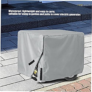 Your Electric Generator with Heavy-Duty Garden Patio Cover - Weather-Resistant Waterproof & Dustproof Outdoor Generator Cover Grey
