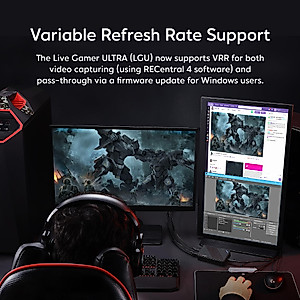 AVerMedia Live Gamer Ultra GC553 – 4K60 HDR Pass-Through, 4K30 Capture, Low Latency for Xbox Series X/S, PS5, Switch, Windows 11/macOS 10.13