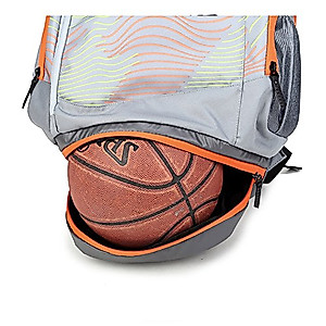 GoFar Lightweight Backpack Large Basketball Bag Travel Rucksack Holds Shoes