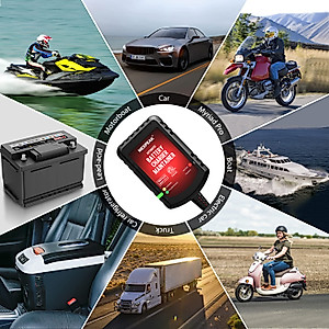 NEXPEAK NC075 12V 750mA Automatic Battery Charger, Battery Maintainer, Trickle Charger, and Battery Desulfator