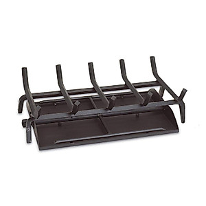 Real Fyre Vented Fireplace Burner (G45-2-24), See-Thru, Natural Gas, 24 Inch