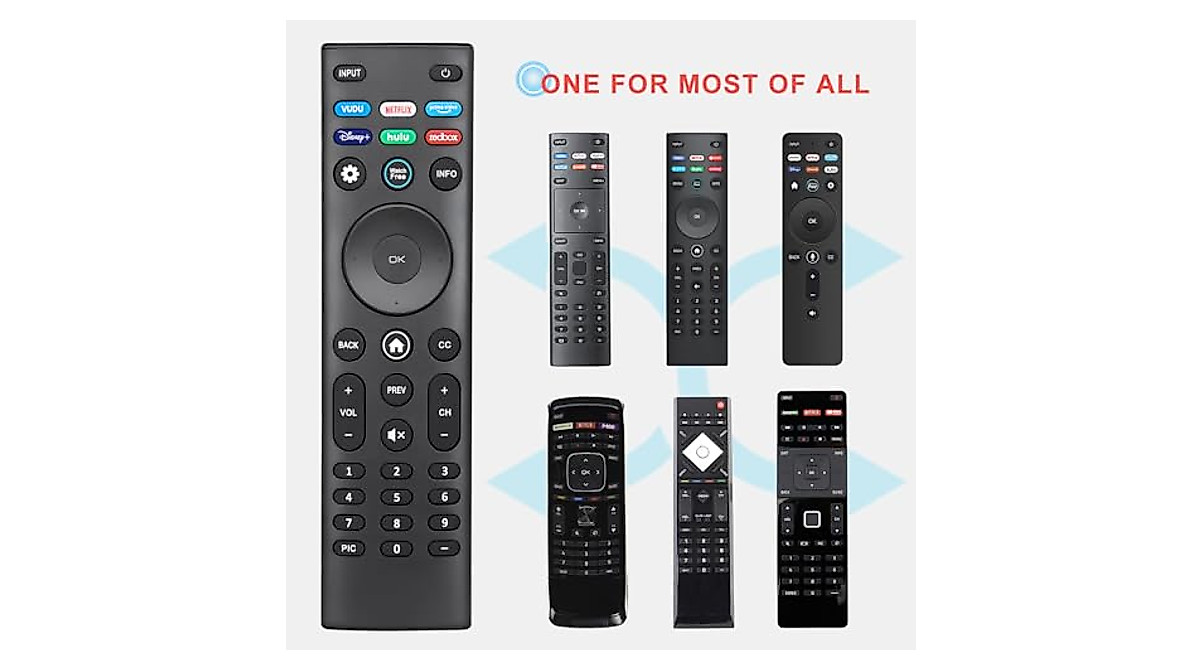 Universal Remote Control XRT140 for VIZIO Smart TV Remote Replacement ...