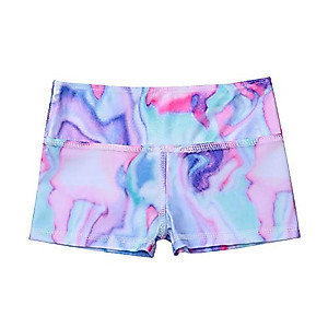 vastwit Kids Girls Stretchy Dancewear Booty Shorts Gymnastics Athletic Sports Swimming Hot Pants Colorful 10