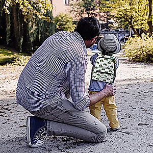 Personalized Farm Tractor Toddler Backpack with Name Waterproof Pack for Children Kids