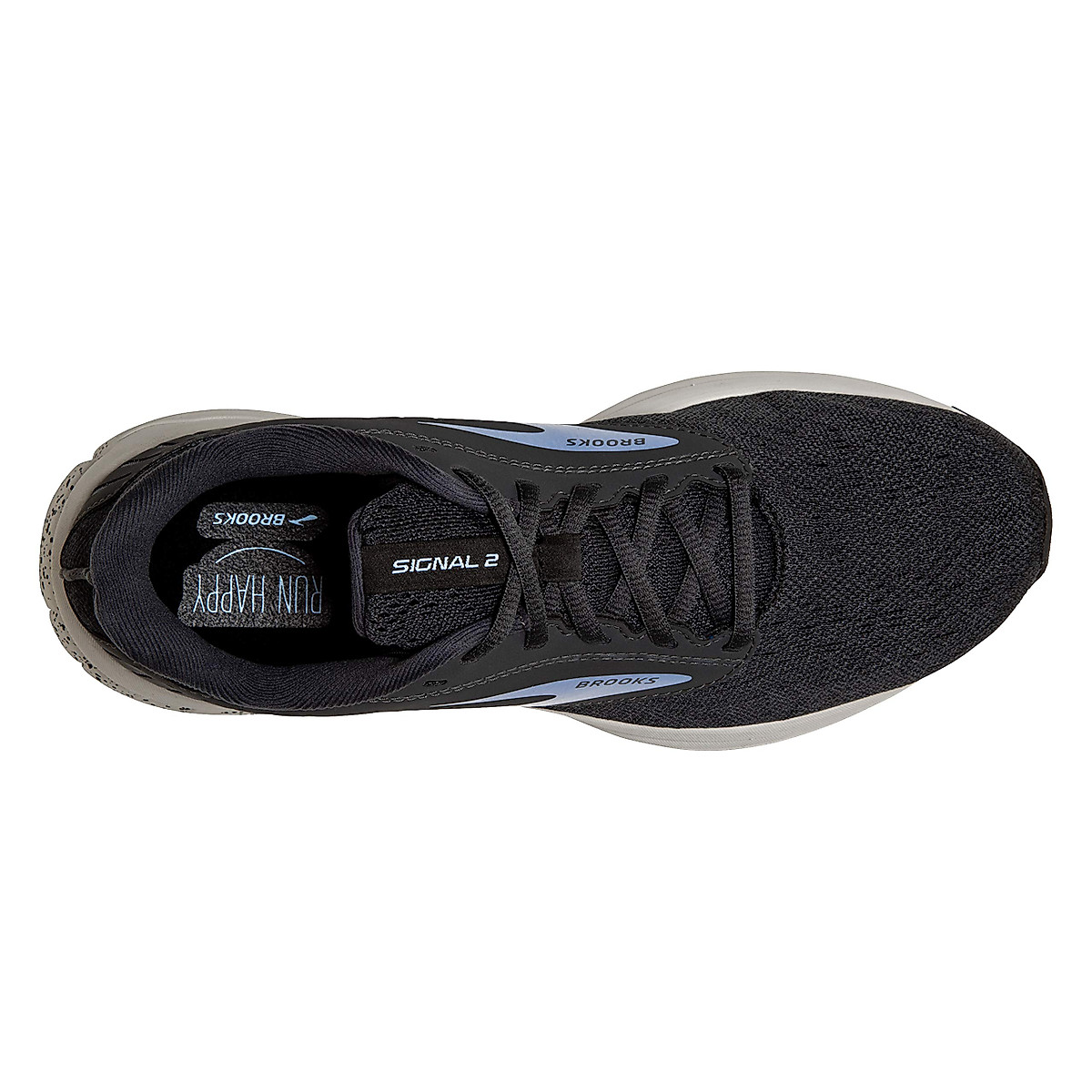 Brooks Womens Signal 2 Running Shoe - Black/Grey/Kentucky - B - 9.5