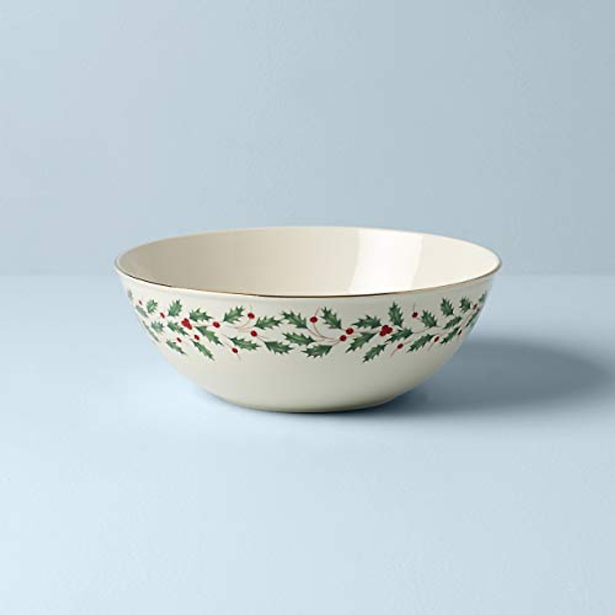 Lenox Holiday Large Bowl Red & Green, 3.95 LB