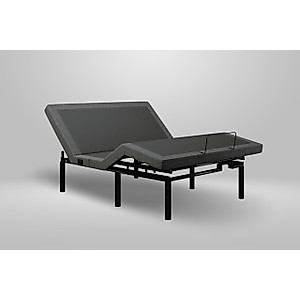 iDealBed G4 Nova Luxury Memory Foam Mattress + 4i Custom Adjustable Bed, Pressure Relief Support, Cooling Temp Regulation, Advanced Silent Operation, Massage (Nova Firm, Split Queen)